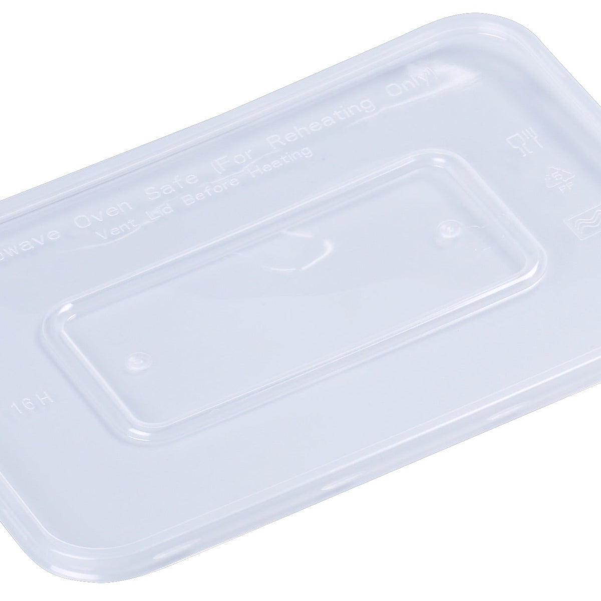 Lid for Rectangular Takeaway Container - Majestic Food – Majestic Packaging